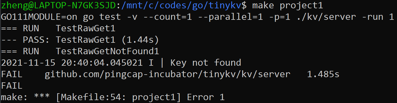 TinyKV Project 1 - Standalone KV | Starman's Blog